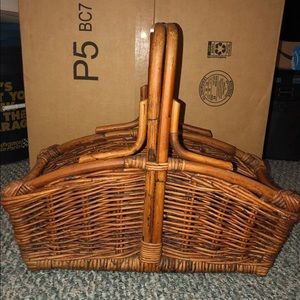 Storage & Organization | Vintage Rectangular Basket | Poshmark